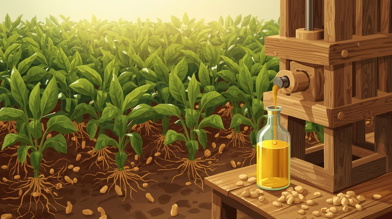 How Groundnut Oil Protects Your Heart Better Than Olive Oil in Indian – Arth Agro Farms